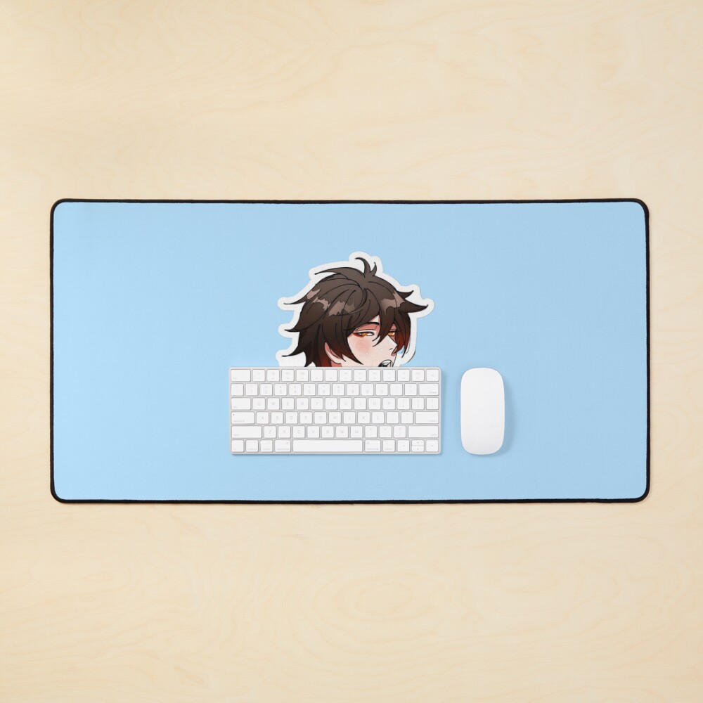 "Hoyoverse Genshin Impact Zhongli Childe Venti Xiao Sticker" Mouse Pad ...