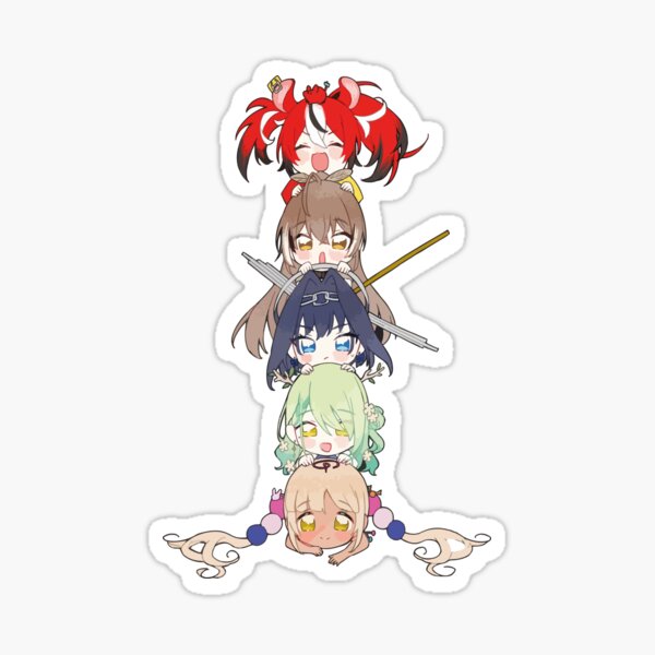 "Cute Hololive" Sticker by Blood-of-GHOST | Redbubble