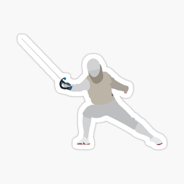 "fencing" Sticker for Sale by ADAM18 | Redbubble