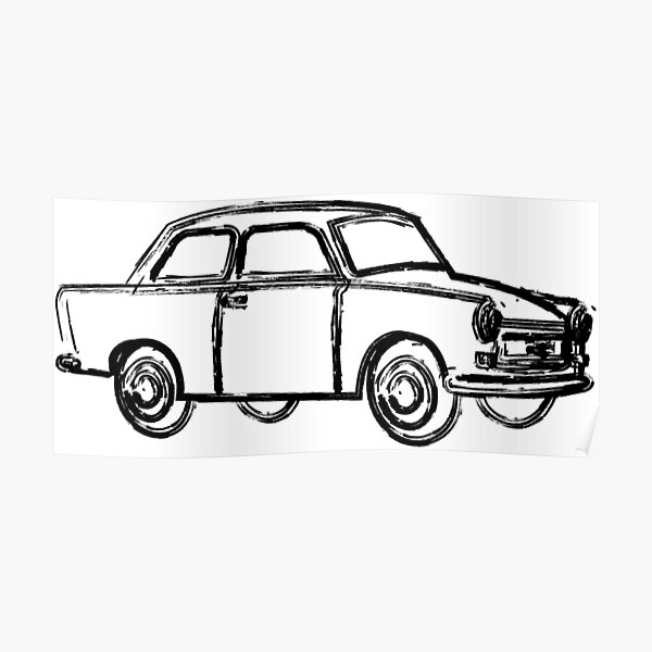 "Trabant 601" Poster for Sale by Sakagami | Redbubble