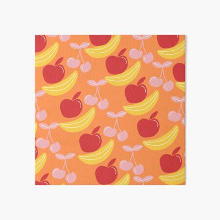 "Fruits Alignment Fruits Pattern Design Apples Bananas and Cherries ...