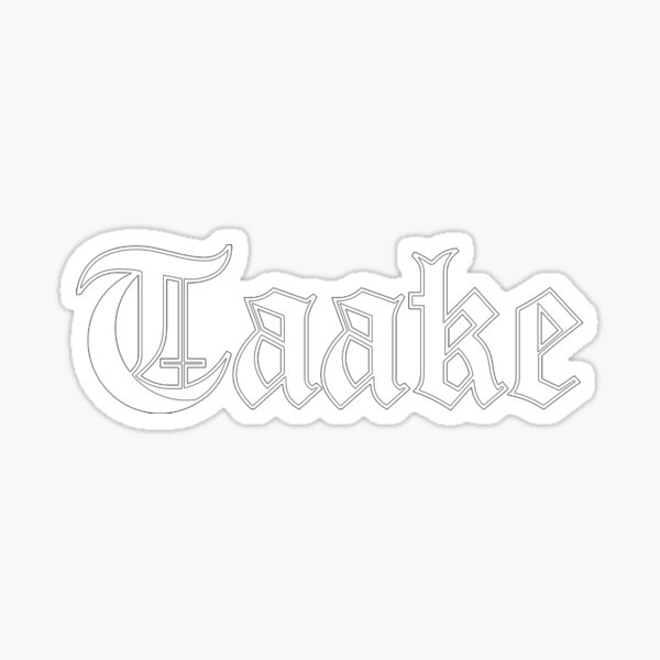 "Taake - Band Logo" Sticker for Sale by Corpor1de | Redbubble