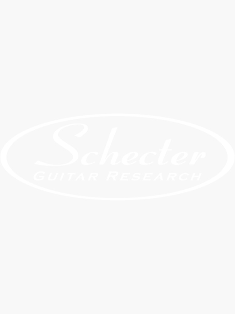 "Schecter Research For Fans" Sticker by BertStamm | Redbubble