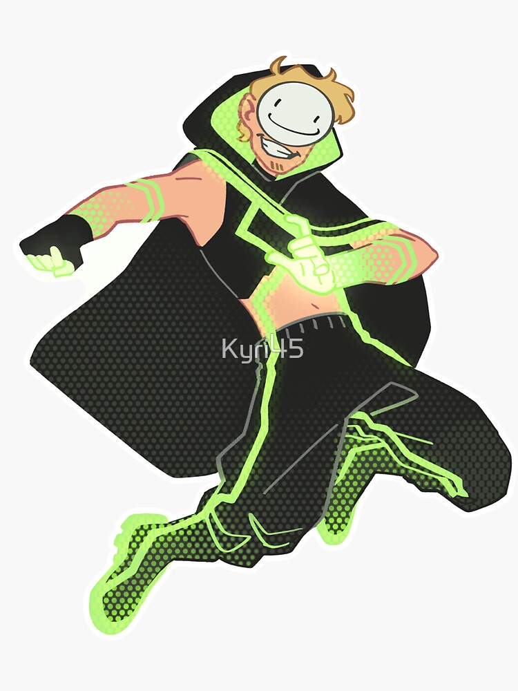 "Superhero Dream - Dream SMP" Sticker by Kyri45 | Redbubble