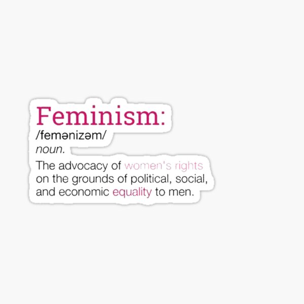 "Feminism Sticker" Sticker by emilybritman | Redbubble