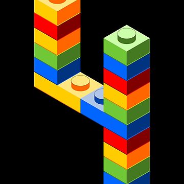 "Number 4 number 4 - block building block" Photographic Print by der ...