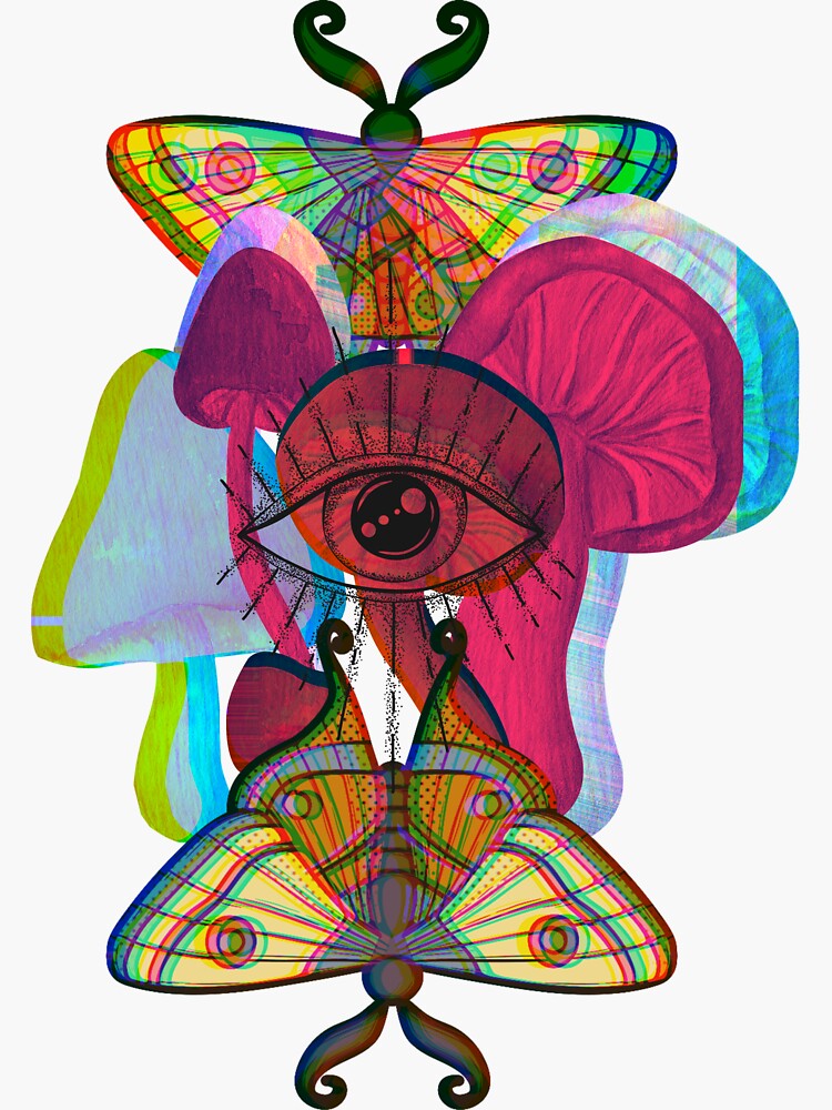 "Stoner eye" Sticker by Hayastanstyle | Redbubble