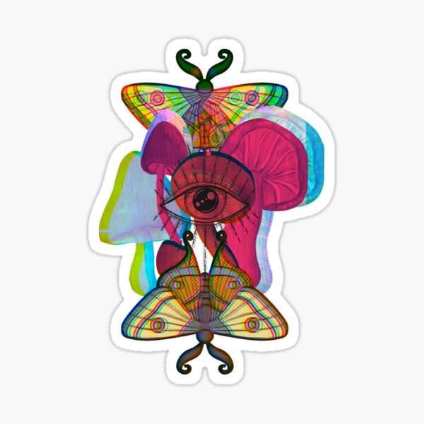 "Stoner eye" Sticker by Hayastanstyle | Redbubble