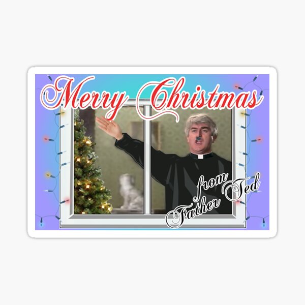 "Father Ted Christmas " Sticker for Sale by CharlotteDennys | Redbubble