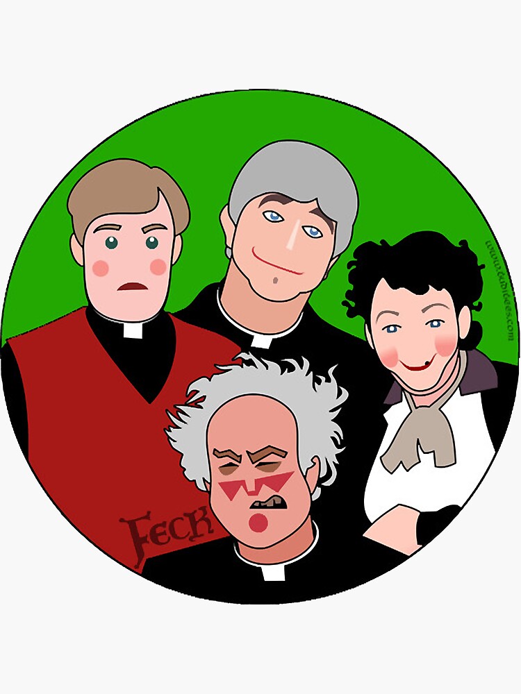 "Father Ted " Sticker by CharlotteDennys | Redbubble