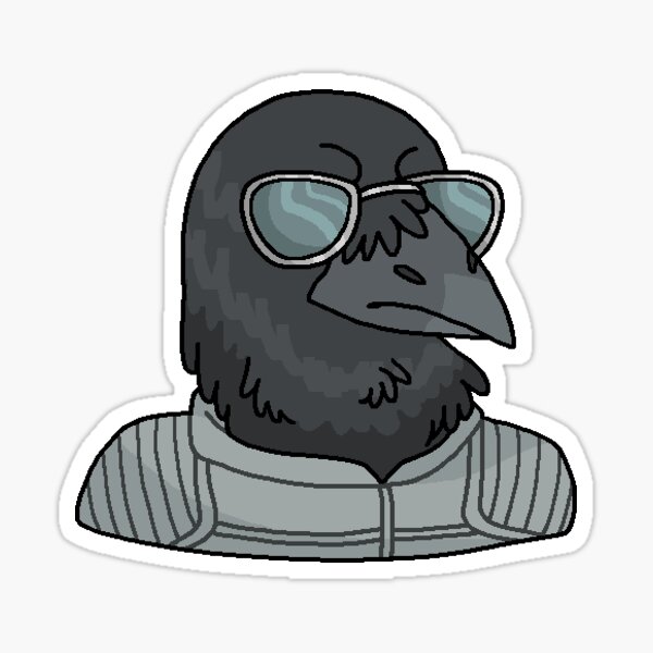 "Furry Fallout 4 - X6-88" Sticker by --Raven-- | Redbubble