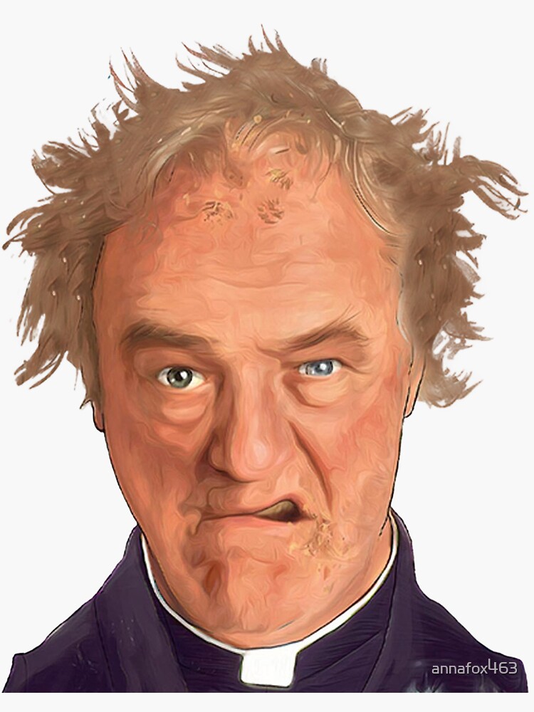 "Father Ted Father Jack Hackett" Sticker by annafox463 | Redbubble