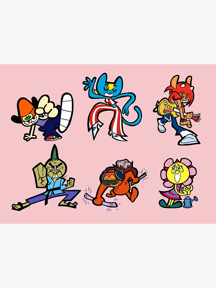 "Parappa Gang" Sticker by Azoo | Redbubble