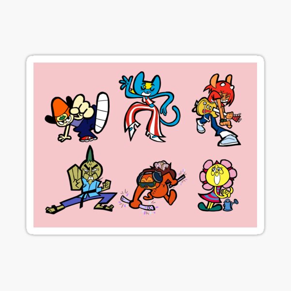 "Parappa Gang" Sticker by Azoo | Redbubble