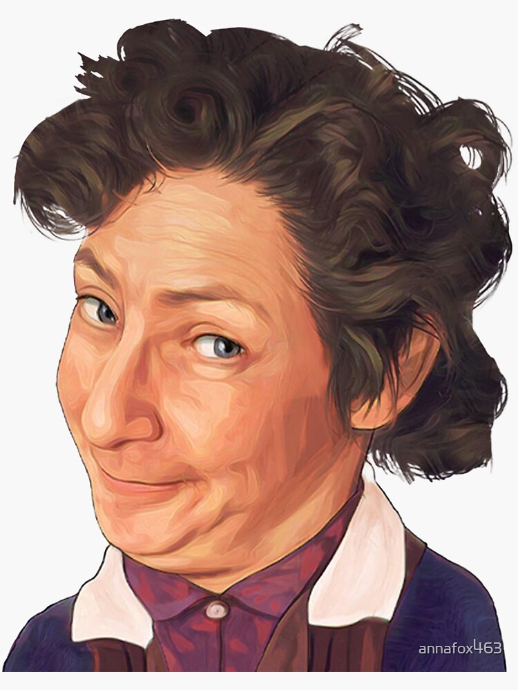 "Father Ted Mrs. Doyle" Sticker by annafox463 | Redbubble