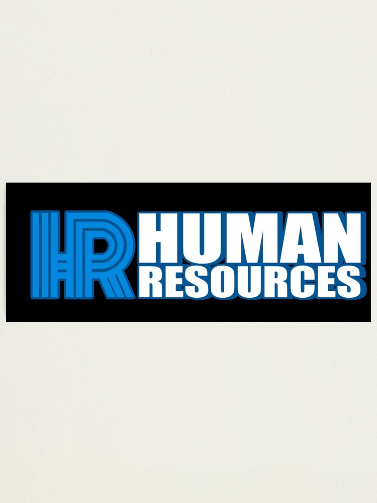 "Human resources logo" Photographic Print for Sale by TrendyTeeHub ...