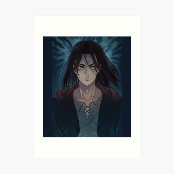 "Angry Eren Yeager Attack On Titan" Art Print for Sale by Master1OfArt ...