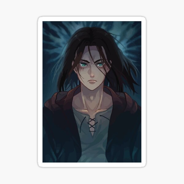 "Angry Eren Yeager Attack On Titan" Sticker by Master1OfArt | Redbubble