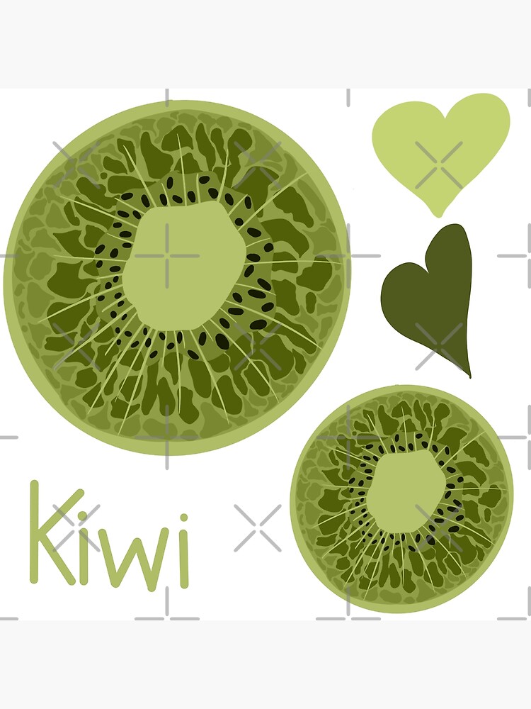 "Kiwi sticker pack" Poster for Sale by Rosadarose | Redbubble