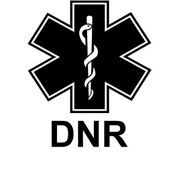 "DNR Medical Alert" Sticker for Sale by Noon-Stickers | Redbubble