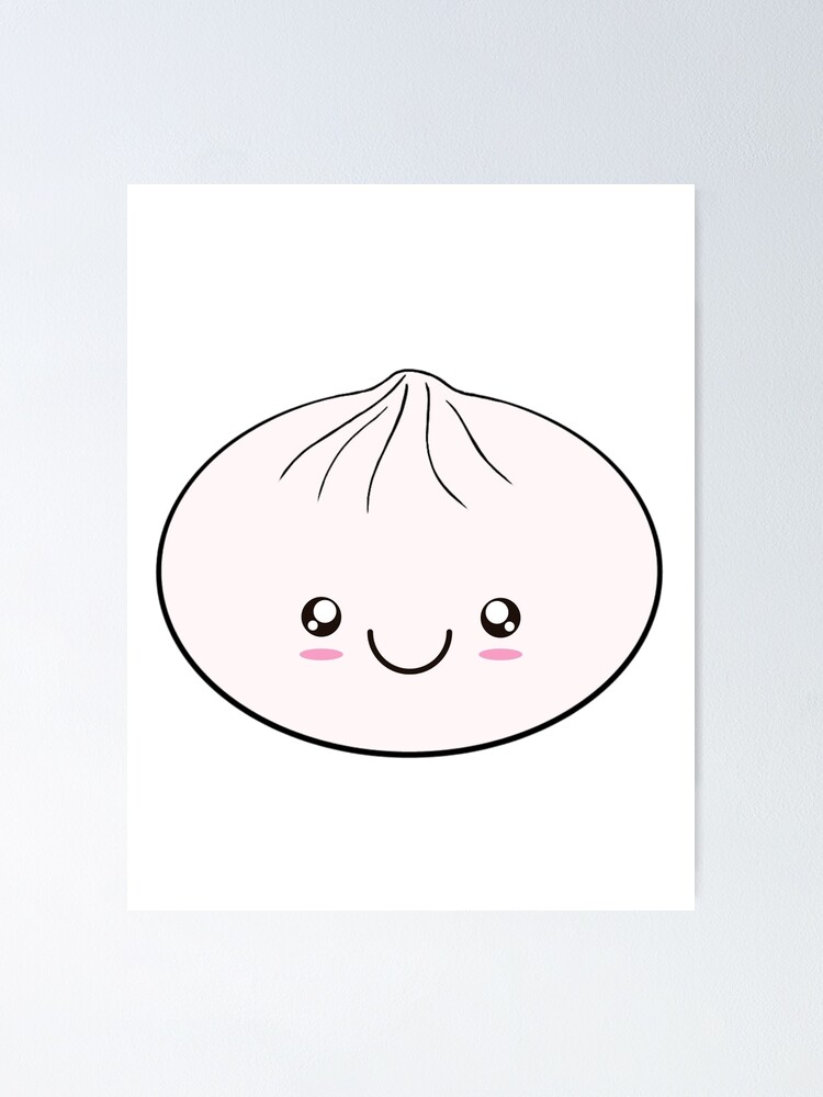 "Momo Food Kawaii Momo" Poster for Sale by bsrishika | Redbubble