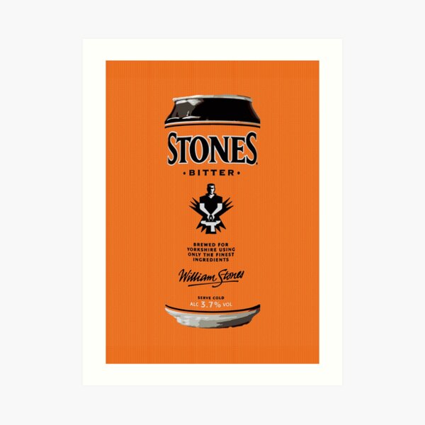 "Stones Bitter Pop Art Roy Lichtenstein Style" Art Print by Nstott ...