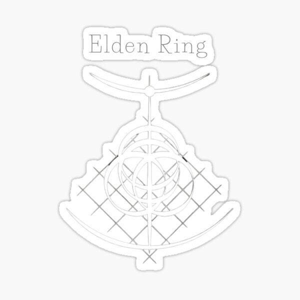 "Elden Ring Logo Best Game" Sticker by SlatkaTajna | Redbubble