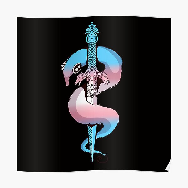 "Trans Worm" Poster for Sale by Artfromtheabyss | Redbubble