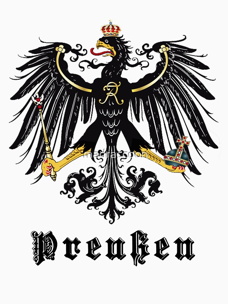 "Prussia Flag" T-shirt for Sale by madraccoon | Redbubble | axis powers ...