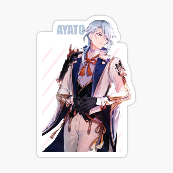 "Kamisato Ayato - Genshin impact" Sticker by Omagatoki | Redbubble
