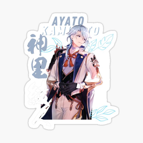 "Kamisato Ayato - Genshin impact" Sticker by Omagatoki | Redbubble