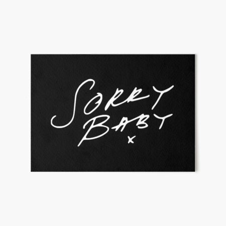 "Sorry Baby x Killing Eve Typography" Art Board Print by ...