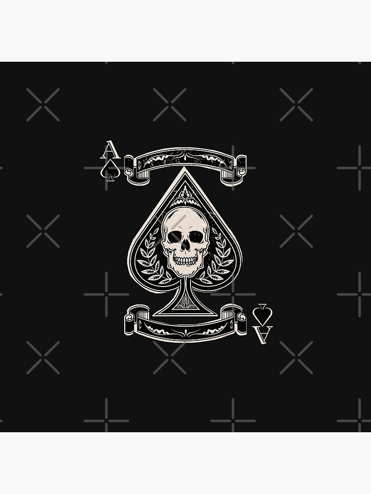 "Ace of Spades Skull Heavy Metal Gothic Rock Lover Biker Gift" Pin for ...