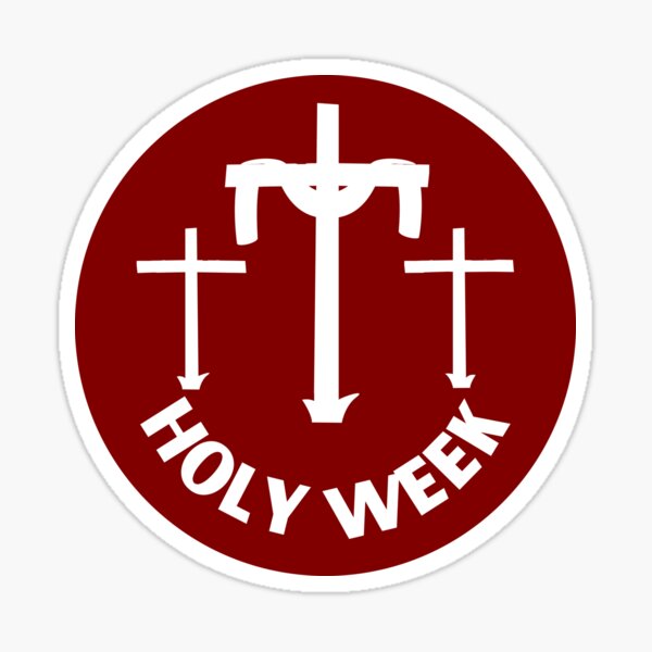 "Holy Week" Sticker by Gilyglo | Redbubble