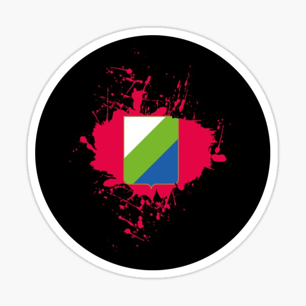 "Abruzzo Flag Coat Of Arms Paint Splatter - Cool Italian Abruzzo Region ...