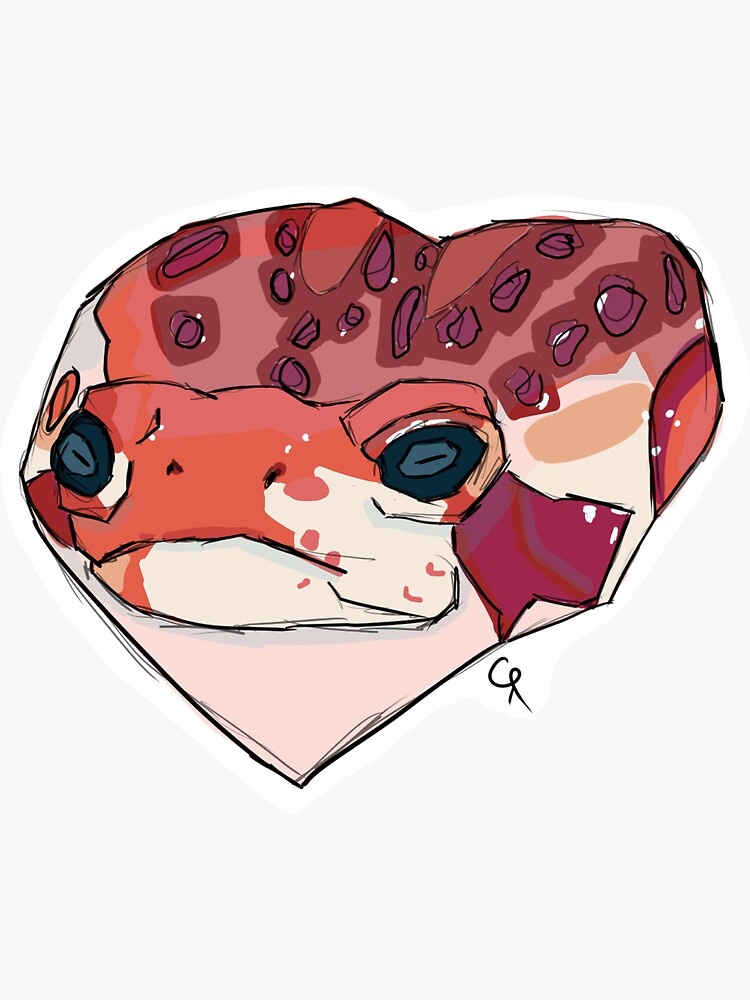 "Heart Shaped Frog" Sticker by RoShmoe | Redbubble