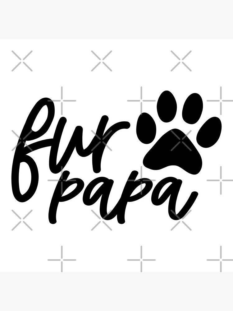 "Fur Papa Icon" Poster for Sale by HazelettDesigns | Redbubble