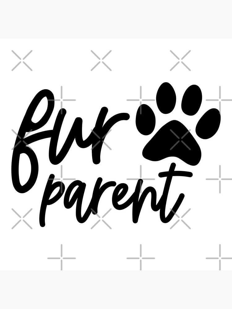 "Fur Parent Icon" Poster for Sale by HazelettDesigns | Redbubble