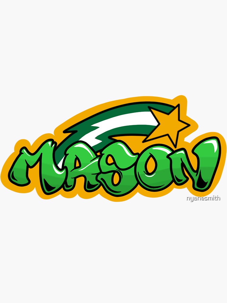 "GMU" Sticker for Sale by nyanesmith | Redbubble