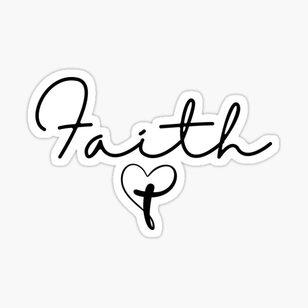 "Faith" Sticker by reka88 | Redbubble