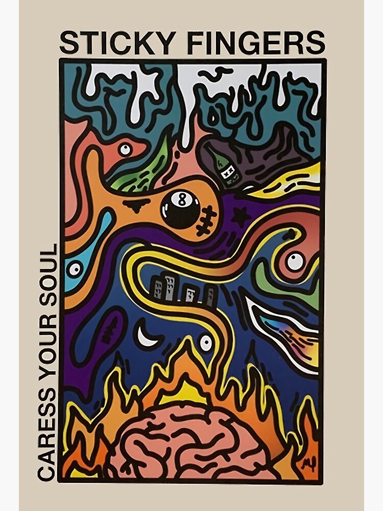 Sticky Fingers - Caress Your Soul Poster sold by Festival Steady | SKU ...
