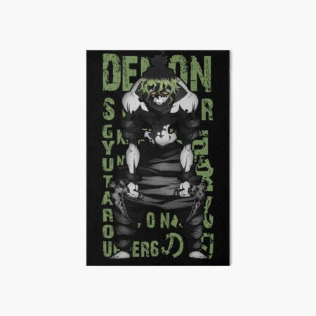 "gyutaro demon slayer upper rank 6" Art Board Print by Sarkitawo ...