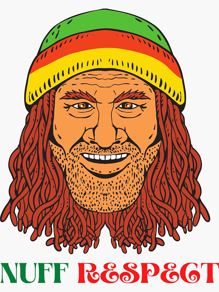 "Nuff Respect" Sticker by geldimbile | Redbubble