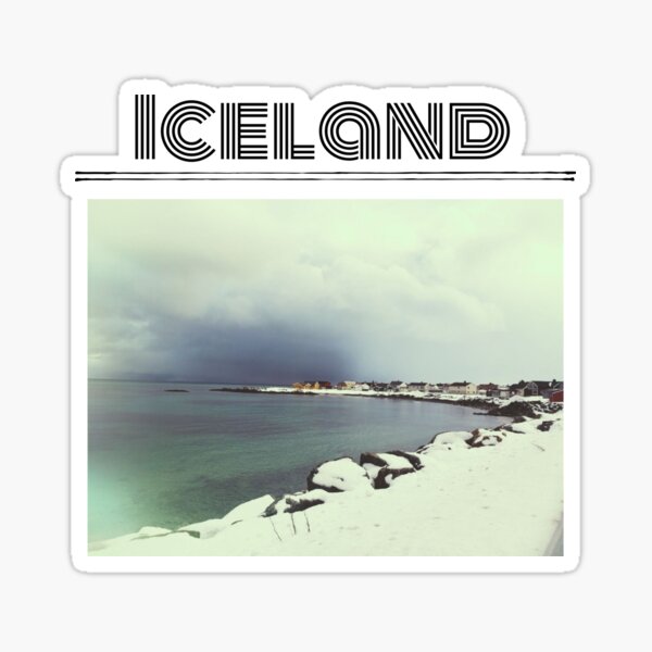 "Iceland water scenery " Sticker by IronImpactFit | Redbubble