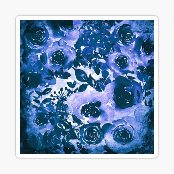 "blue rose" Sticker for Sale by shiranthathilak | Redbubble