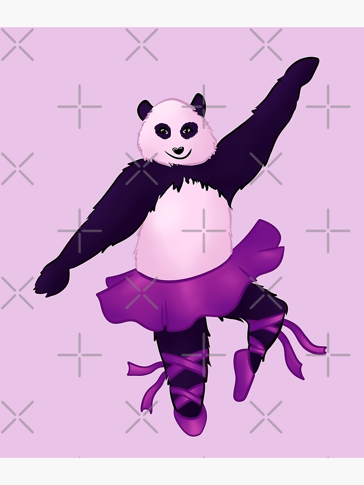 "The Panda Ballet Dancer" Poster for Sale by AvalonUnmuzzled | Redbubble
