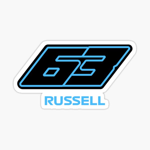 "63 Russell" Sticker for Sale by TableTopDesigns | Redbubble