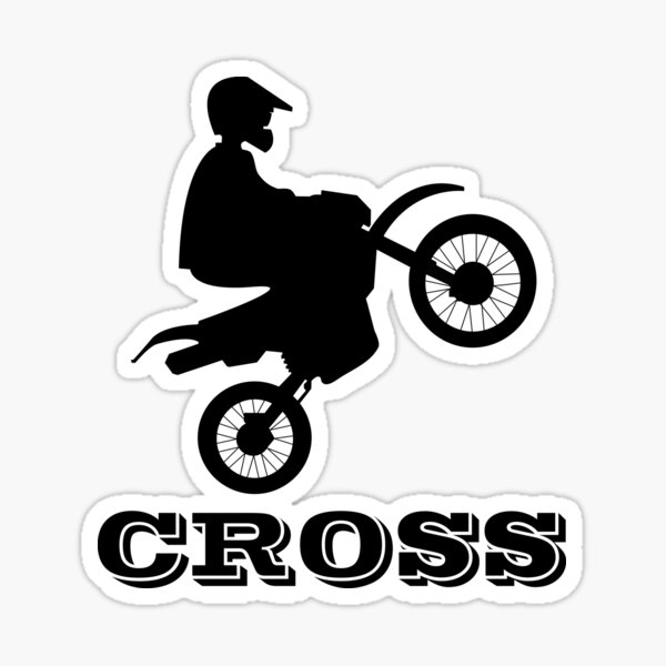 "Motocross Motorcycle Off-road Dirtbike" Sticker for Sale by ToGi-Shop ...