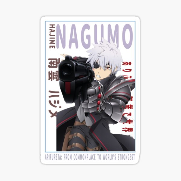 "Hajime Nagumo , Arifureta Shokugyou de Sekai Saikyou anime " Sticker ...