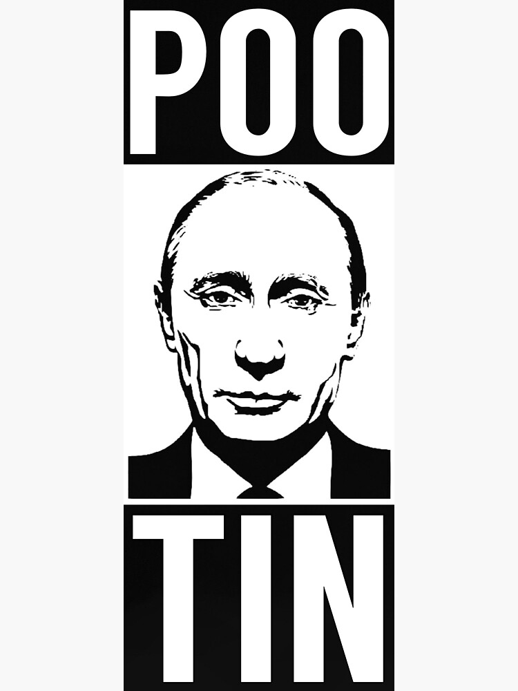 "POOTIN Pet Waste Receptacle Labels" Sticker for Sale by ...